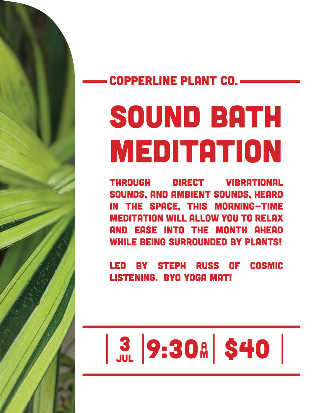 CLASSES + EVENTS – Copperline Plant Co.